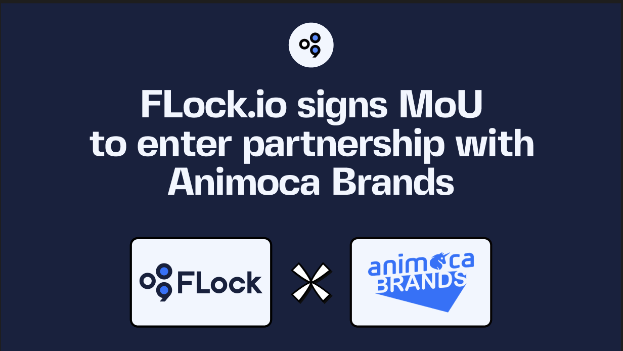 FLock.io signs MoU to enter partnership with Animoca Brands to drive decentralized AI model ...