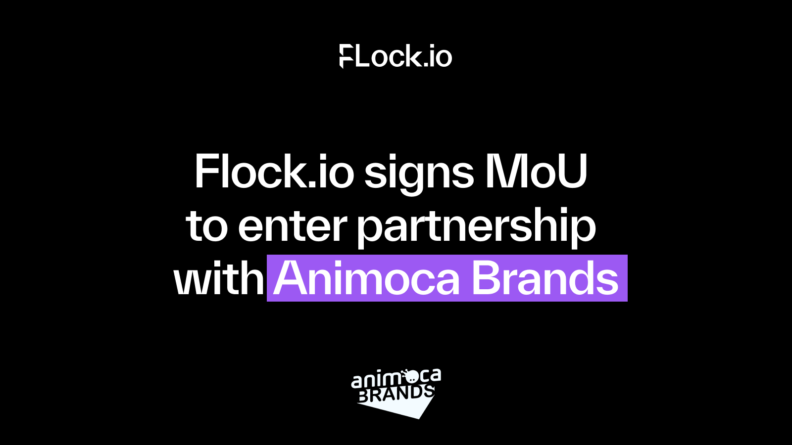 FLock.io signs MoU to enter partnership with Animoca Brands to drive decentralized AI model ...